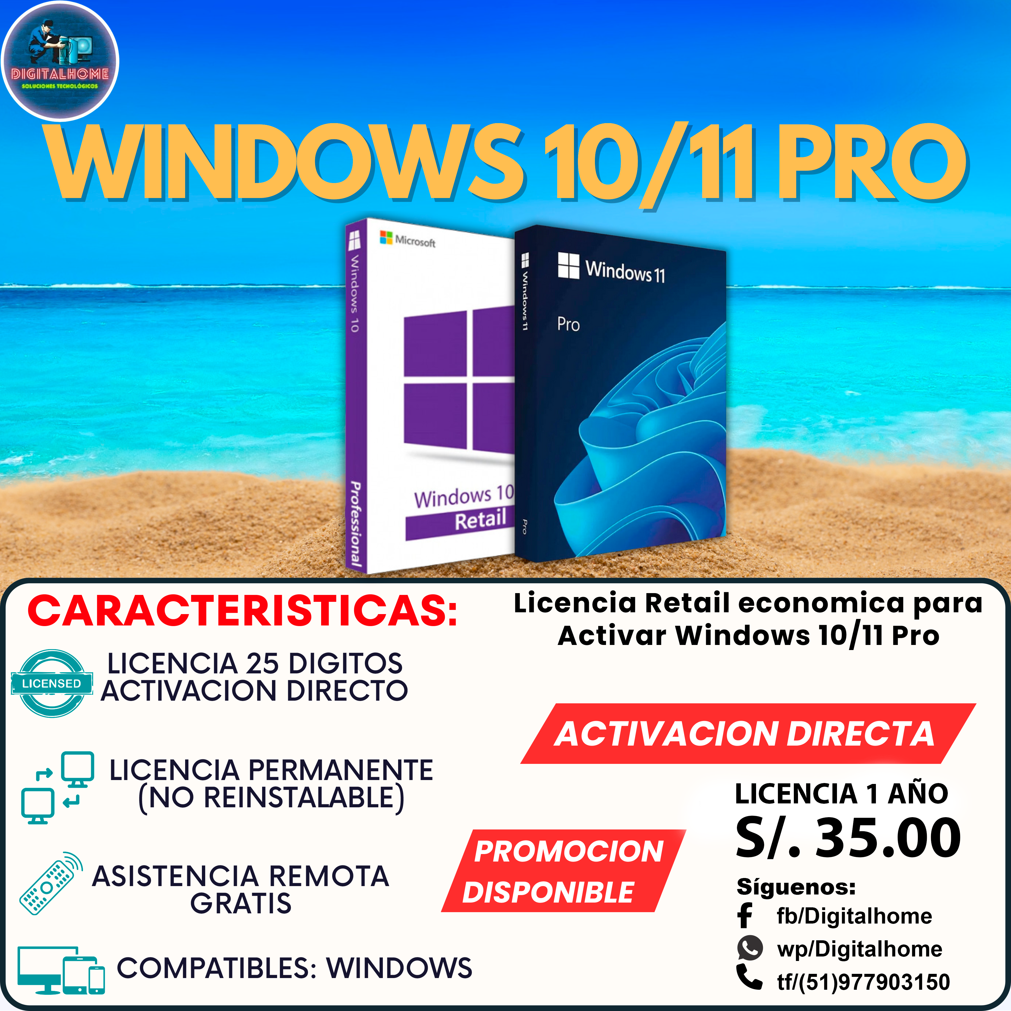 WINDOWS 10/11 PRO – Digitalhome Soluciones Tecnologicos